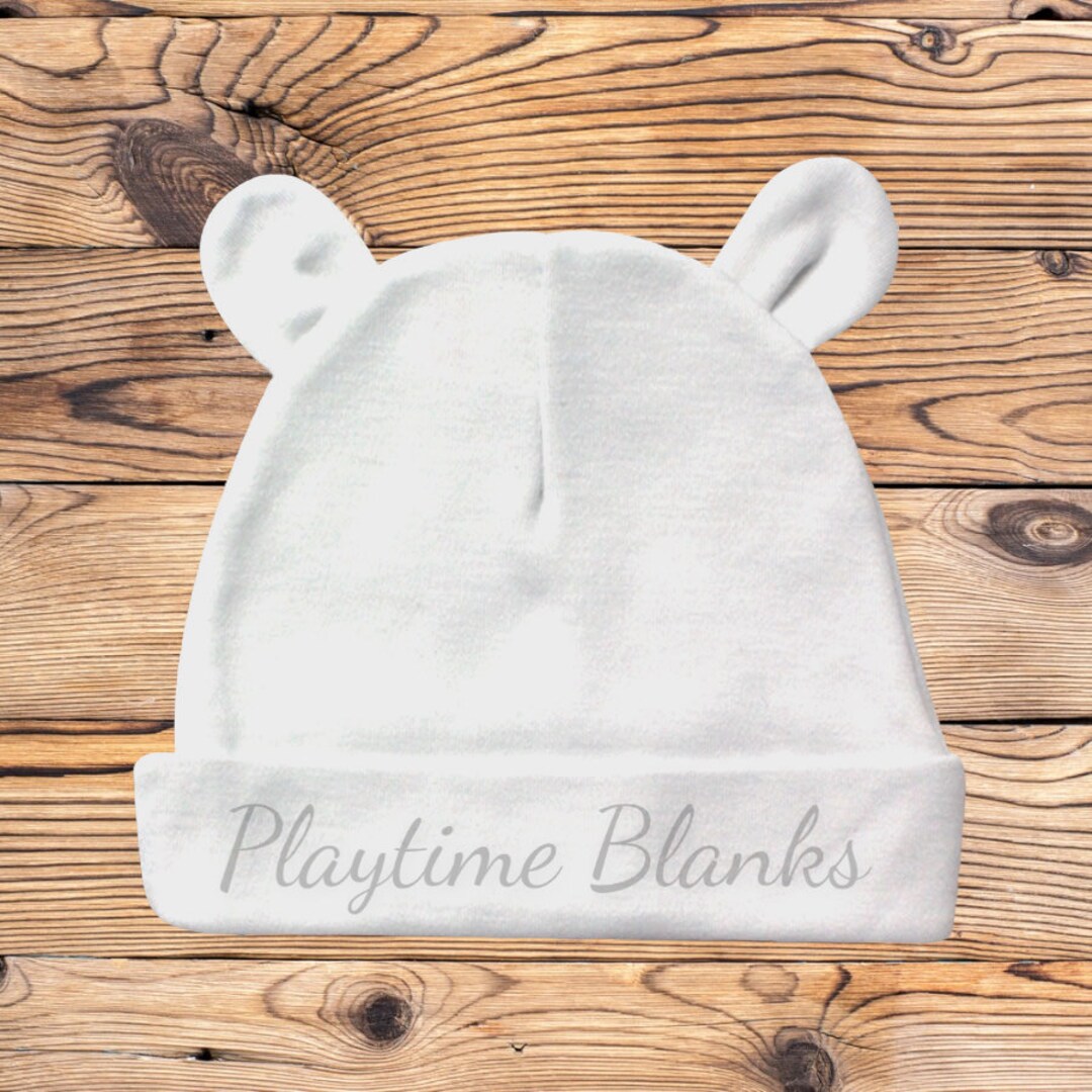 Sublimation Blanks- Infant- Bear Beanies- 100% Polyester - Etsy