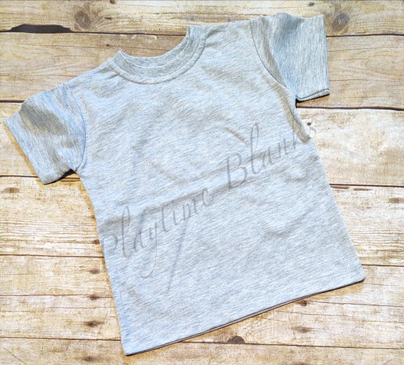 Sublimation Blanks Infant/toddler/youth Grey Crew Neck Shirt - Etsy