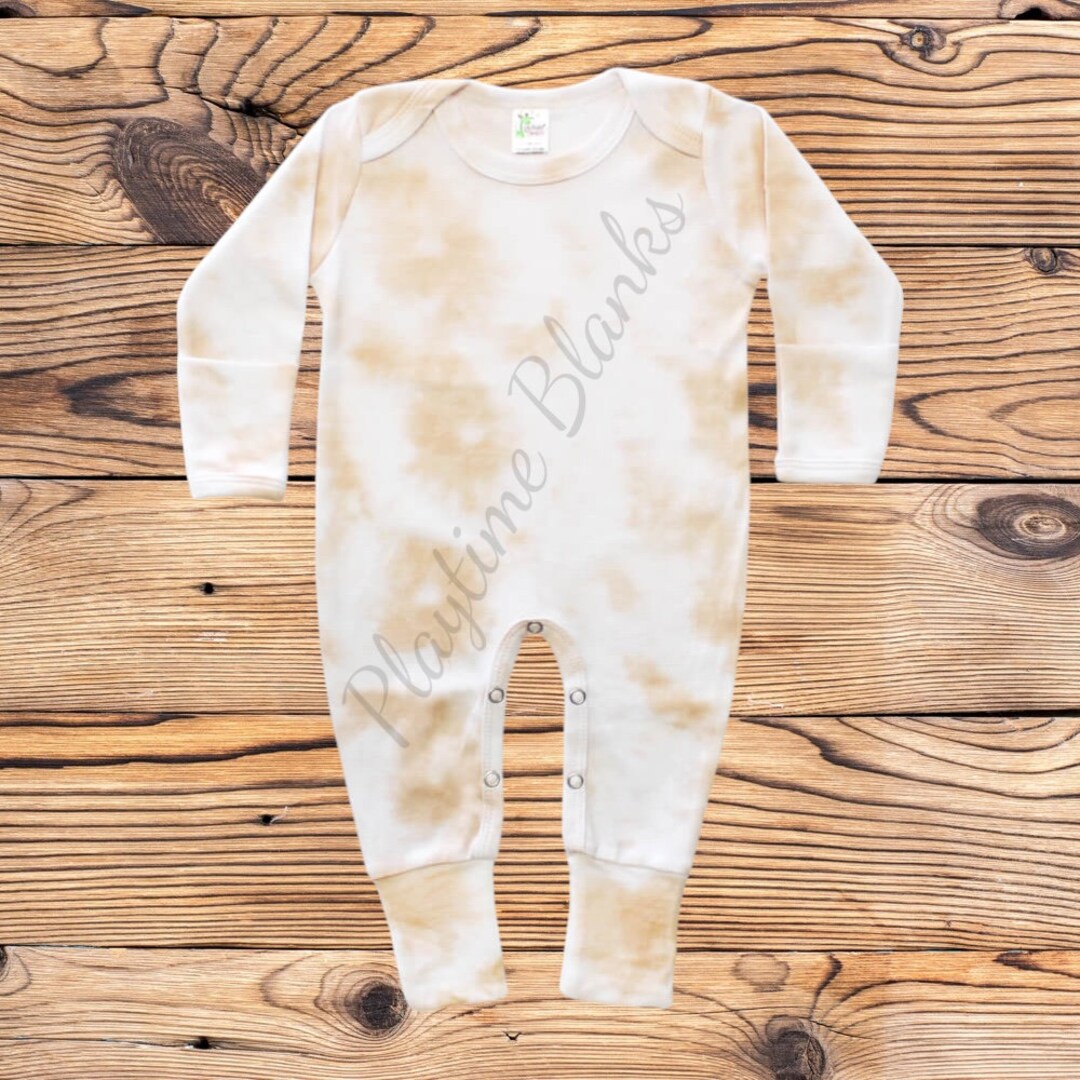 Sublimation Blanks- Infant- Latte Pajamas With Mittens and Footies-65% ...