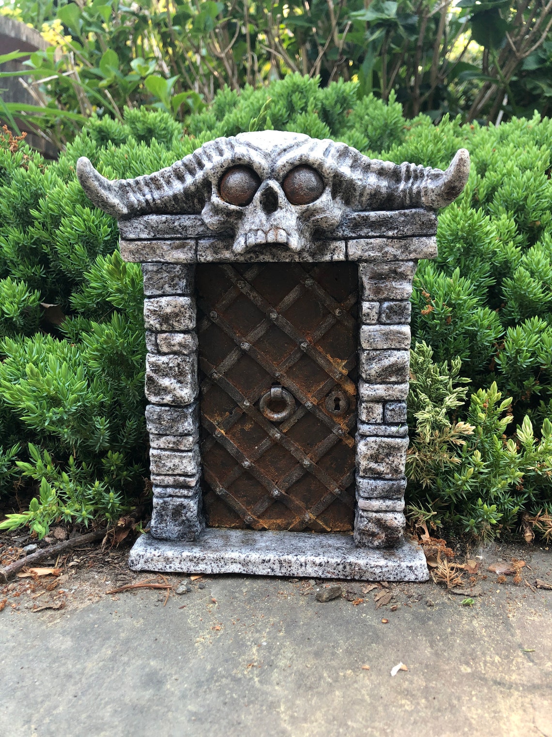 Scary Fairy Door / Goblin Door / Monster Door / Skull Door / - Etsy