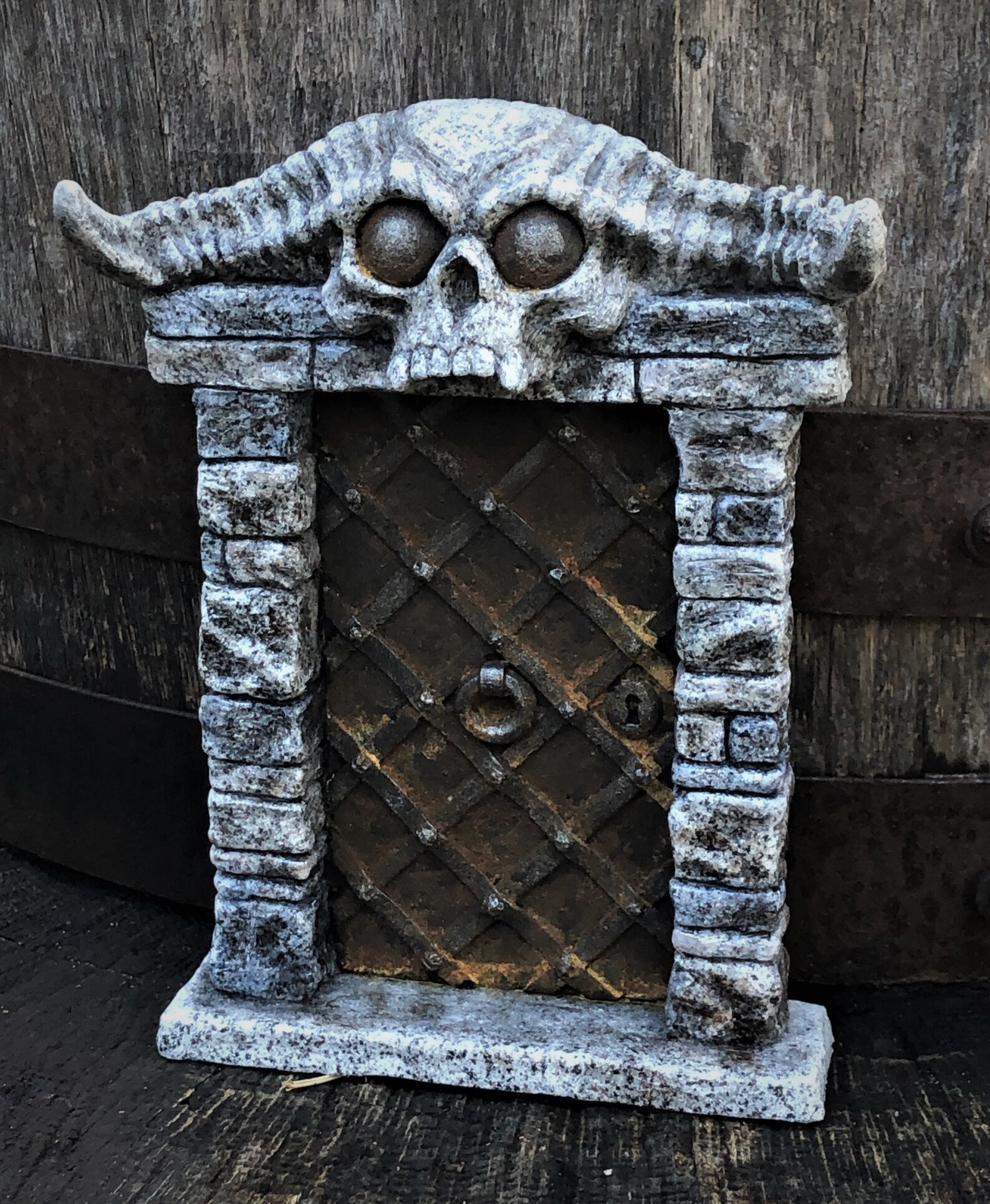 Scary Fairy Door / Goblin Door / Monster Door / Skull Door / - Etsy