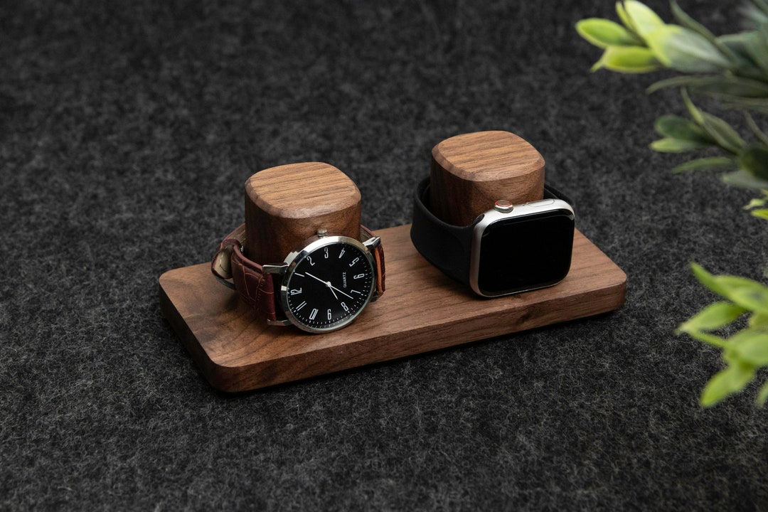 Watch Stand for Multiple Watches Made of Solid Wood, Wristwatch Storage ...