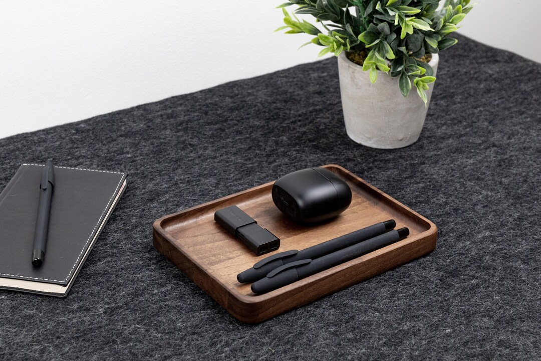 Solid Wood Catchall Tray, Small Valet Tray, Desk Organizer - Etsy