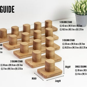 Watch Stand for Multiple Watches Made of Solid Wood, Wristwatch Storage ...
