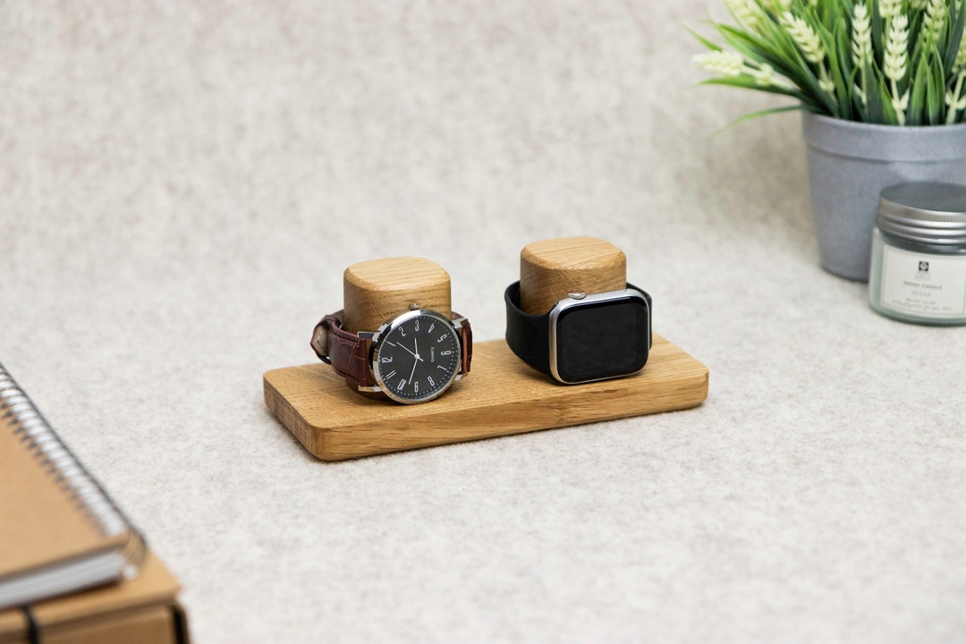 Watch Stand for Multiple Watches Made of Solid Wood, Wristwatch Storage ...