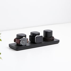 Watch Stand for Multiple Watches Made of Solid Wood, Wristwatch Storage ...