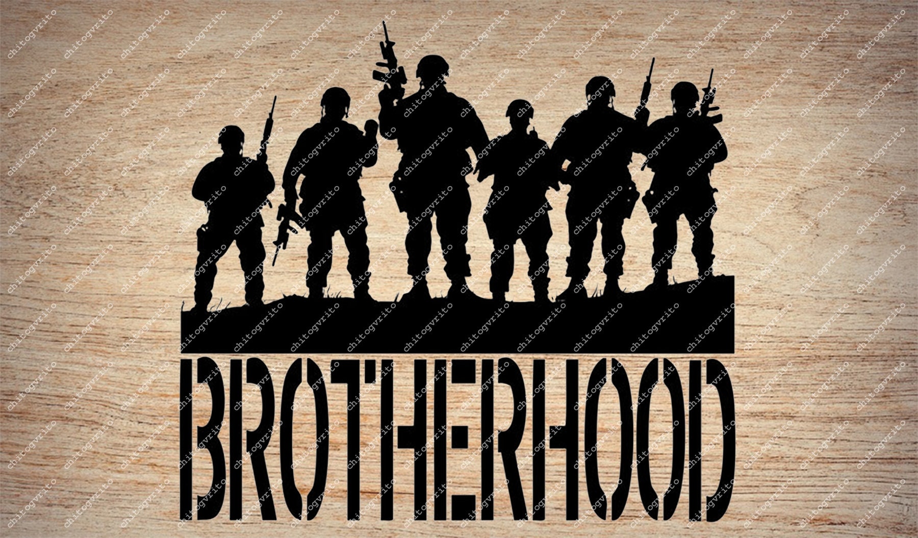 Brotherhood Svg File Army Svg Usa Army Clipart Military | Etsy
