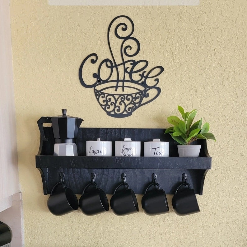 Coffee Bar Shelf - Etsy