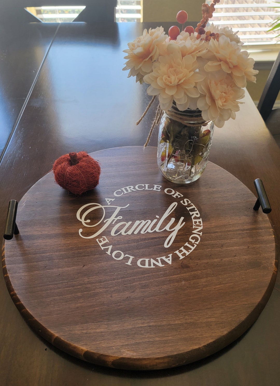 15 INCH ROUND TRAY- Home Decor - Etsy