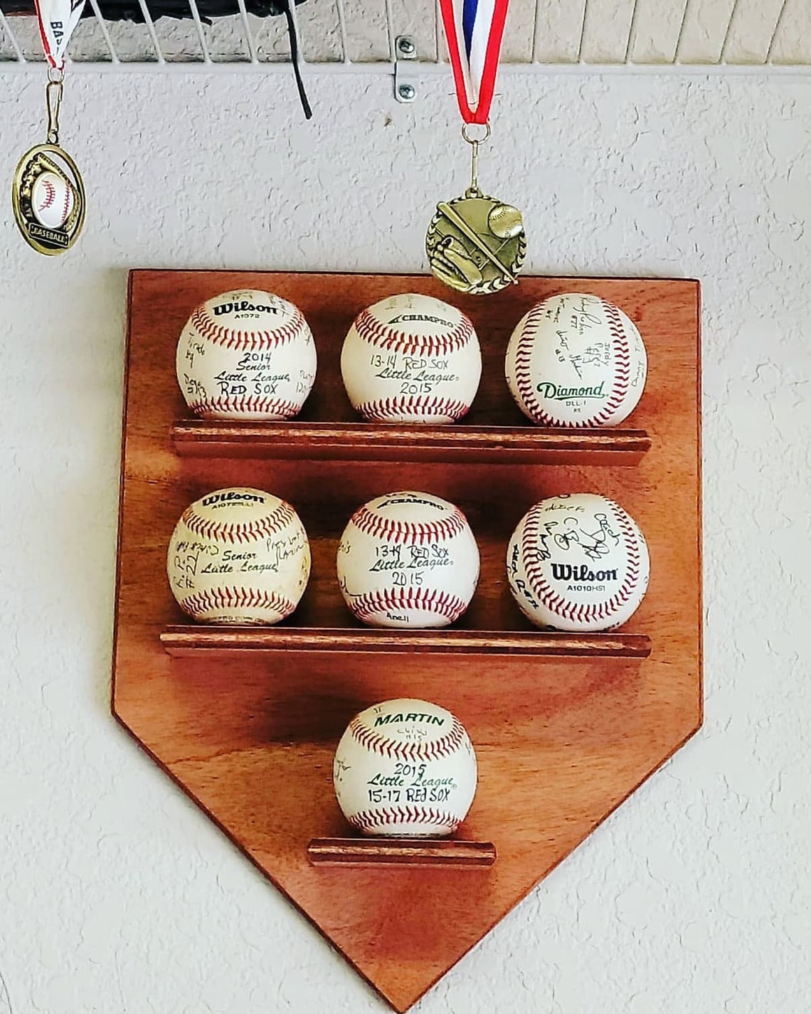 Baseball Wall Display Shelf | Etsy