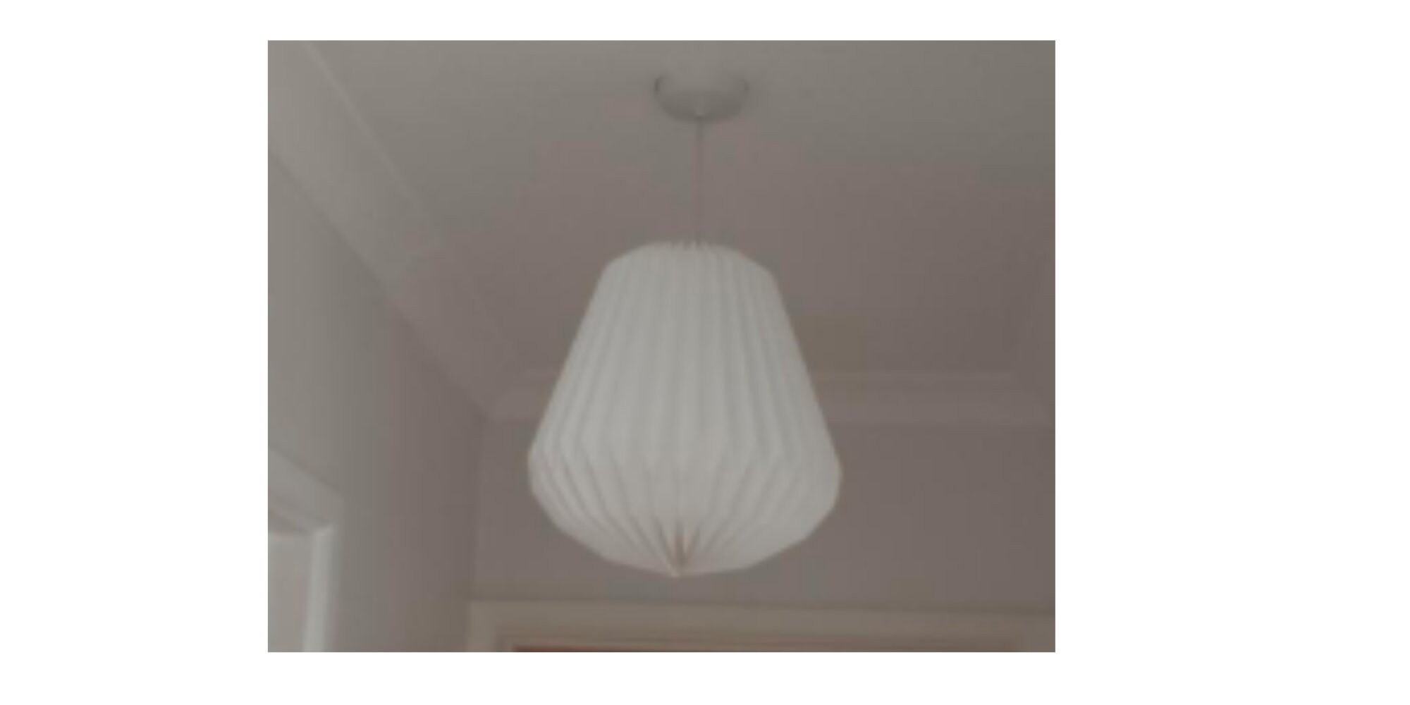 Modern Origami Decagon Paper Easy Fit Pendant Shade Children's Kids ...