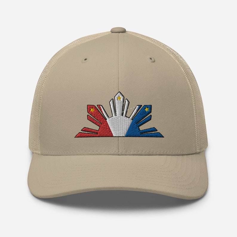 Buddies Filipino Flag Hat, Philippines Embroidered Hat, Vintage ...