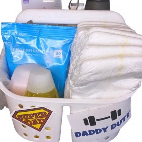 New Dad Survival Tool Kit Gift Basket - Etsy