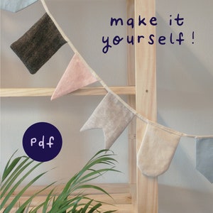 PDF Bunting Sewing Pattern | Sew Your Own Bunting | Beginner Level ...