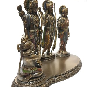 Ramdarbar Statue, 8 Inches, Lord Hanuman, Lord Rama, Lord Lakshman ...