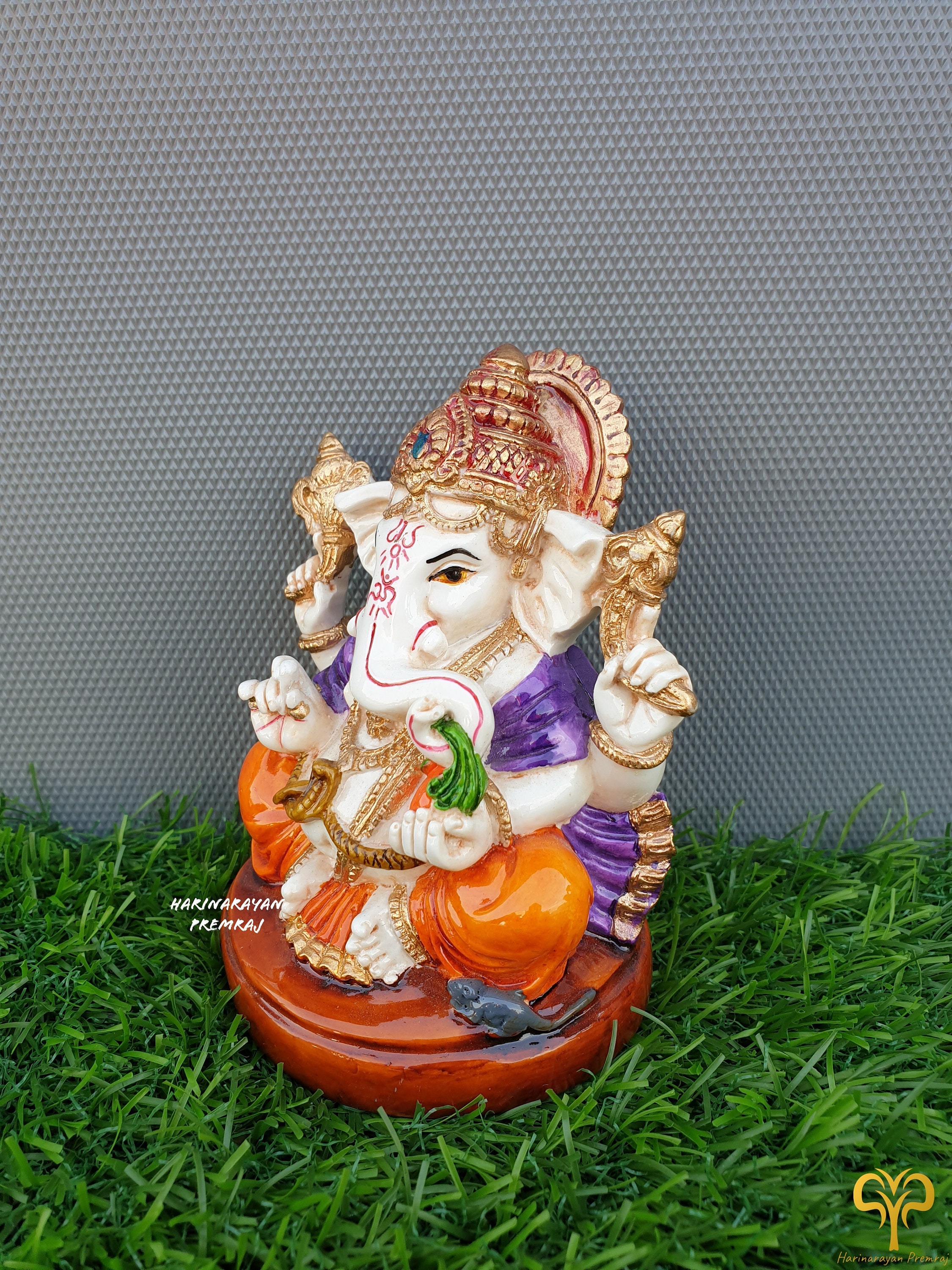 Lord Ganesha Statue 4 Inch Ganesh Statue Cultured Marble | Etsy