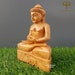 Wooden Mahaveer Swamy Idol, 15.5CM Handcarved Mahavir Bhagwaan ...