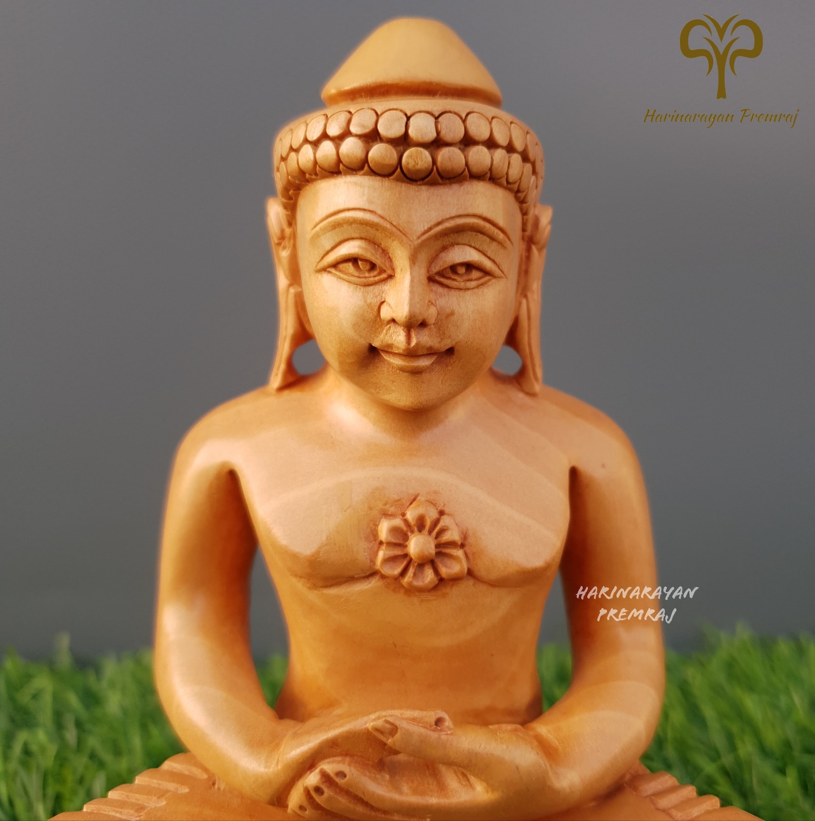 Wooden Mahaveer Swamy Idol 15.5CM Handcarved Mahavir | Etsy