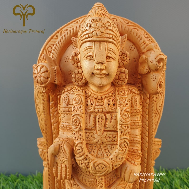 Tirupati Balaji, 21CM, Hindu God Sculpture Art Venkateswara Vishnu ...