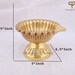 Brass Diya for Puja Temple Decoration, 13CM, Large Diya Stand Oil Lamp ...