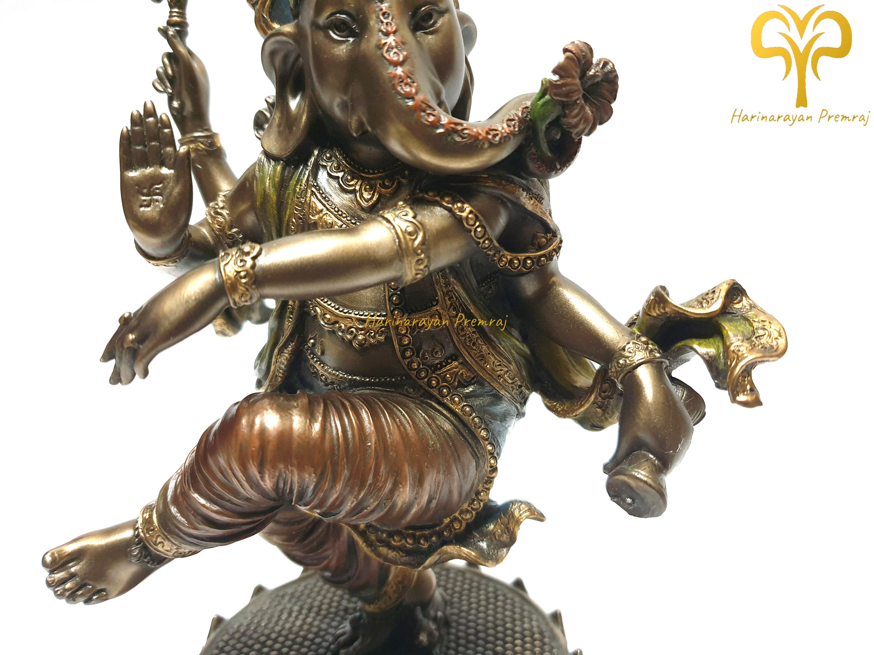 Dancing Ganesha Statue 8.2 Inch Lord Ganesha Statue | Etsy