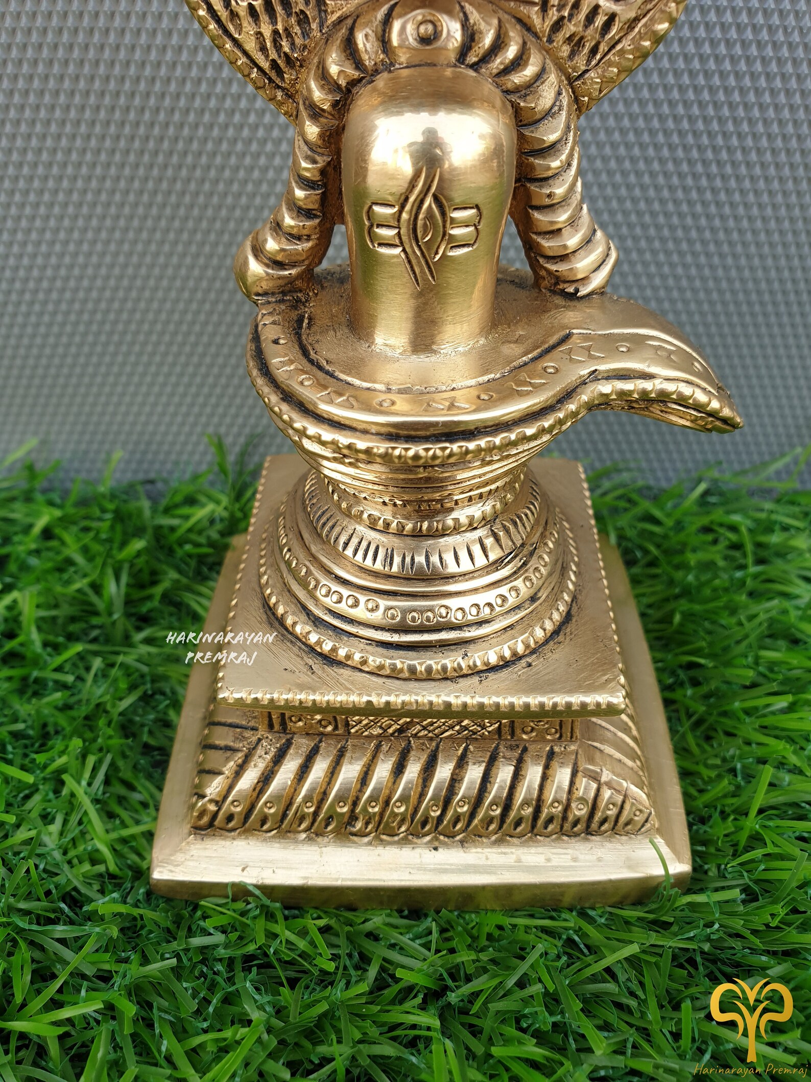 Brass Shiv Ling, Shivling With Sheshnag, 4.8" Inch, Lord Shiva ...