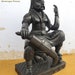 Lord Karuppanna Swamy in Karungali Ebony Wood, 23CM Karuppu Sami, South ...