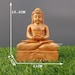 Wooden Mahaveer Swamy Idol, 15.5CM Handcarved Mahavir Bhagwaan ...