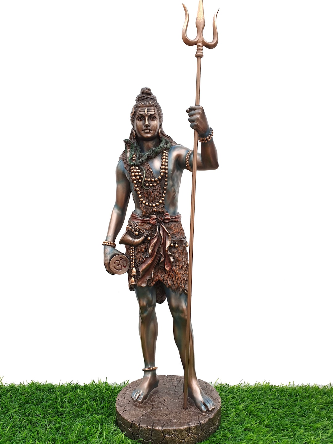 Shiva Statue, 51 CM Bonded Bronze Standing Shiva Idol, Shiv, Siva ...