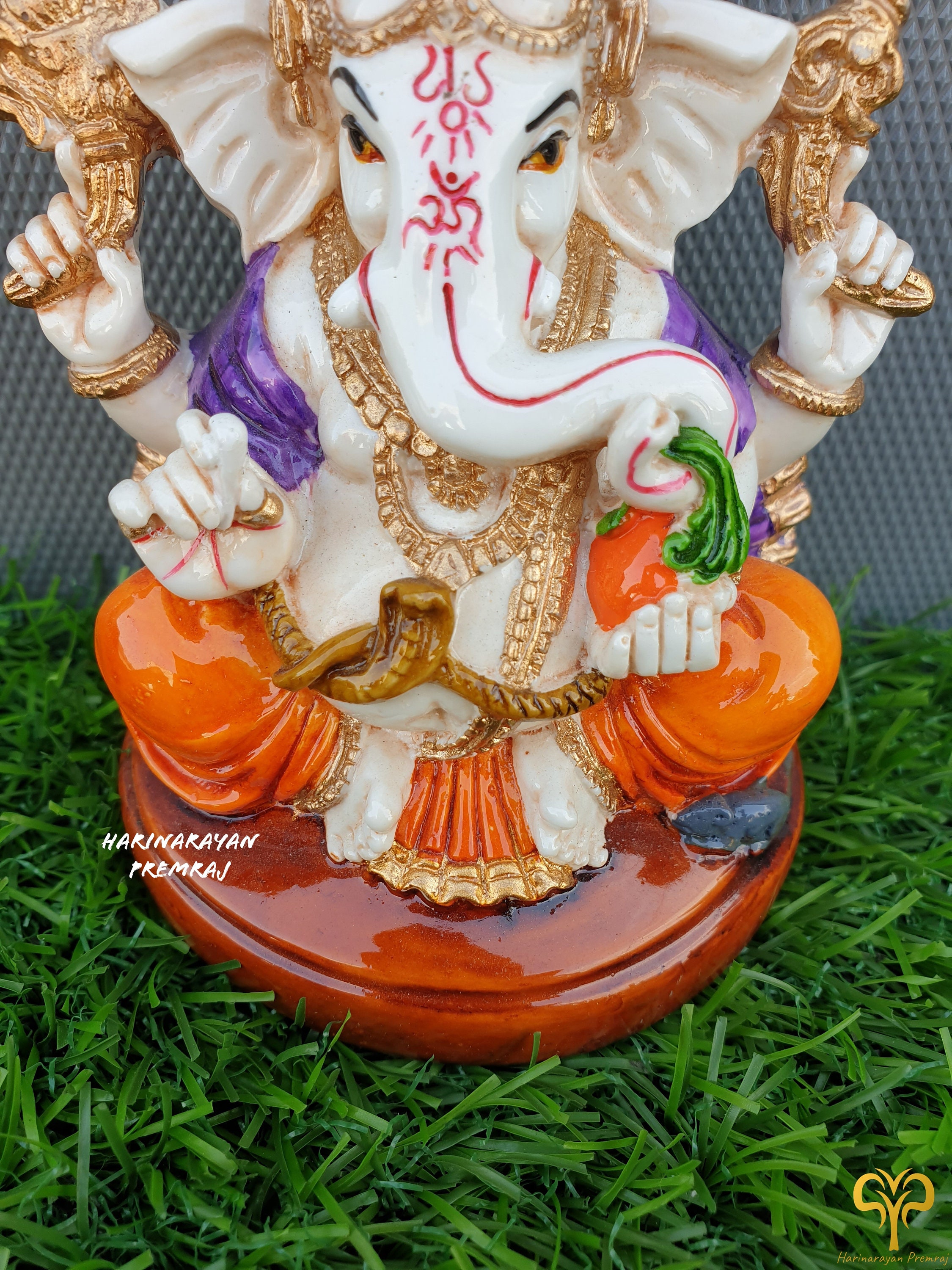 Lord Ganesha Statue 4 Inch Ganesh Statue Cultured Marble | Etsy