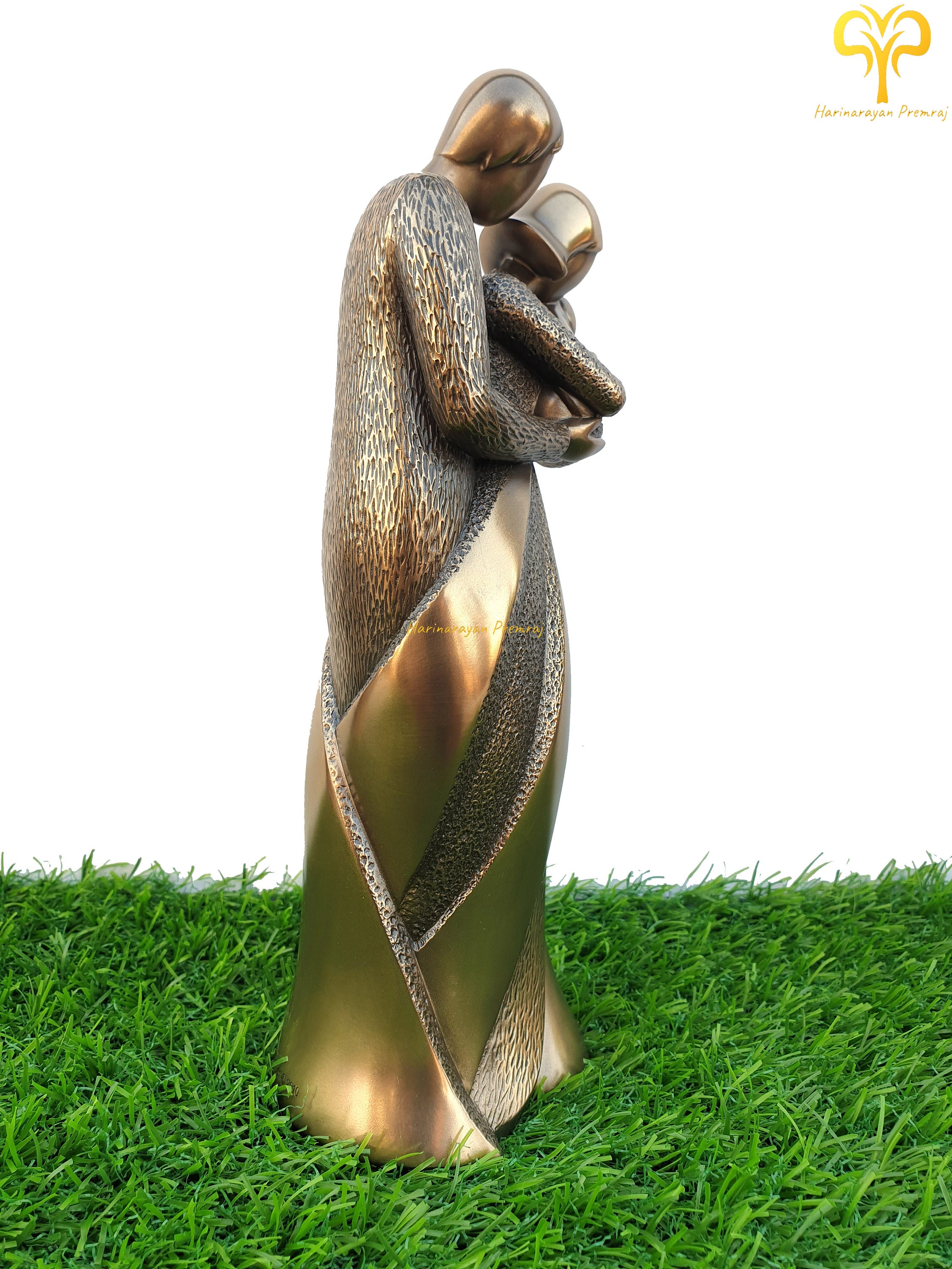 Happy Family Statue 9 Inch Three Family Parents With | Etsy