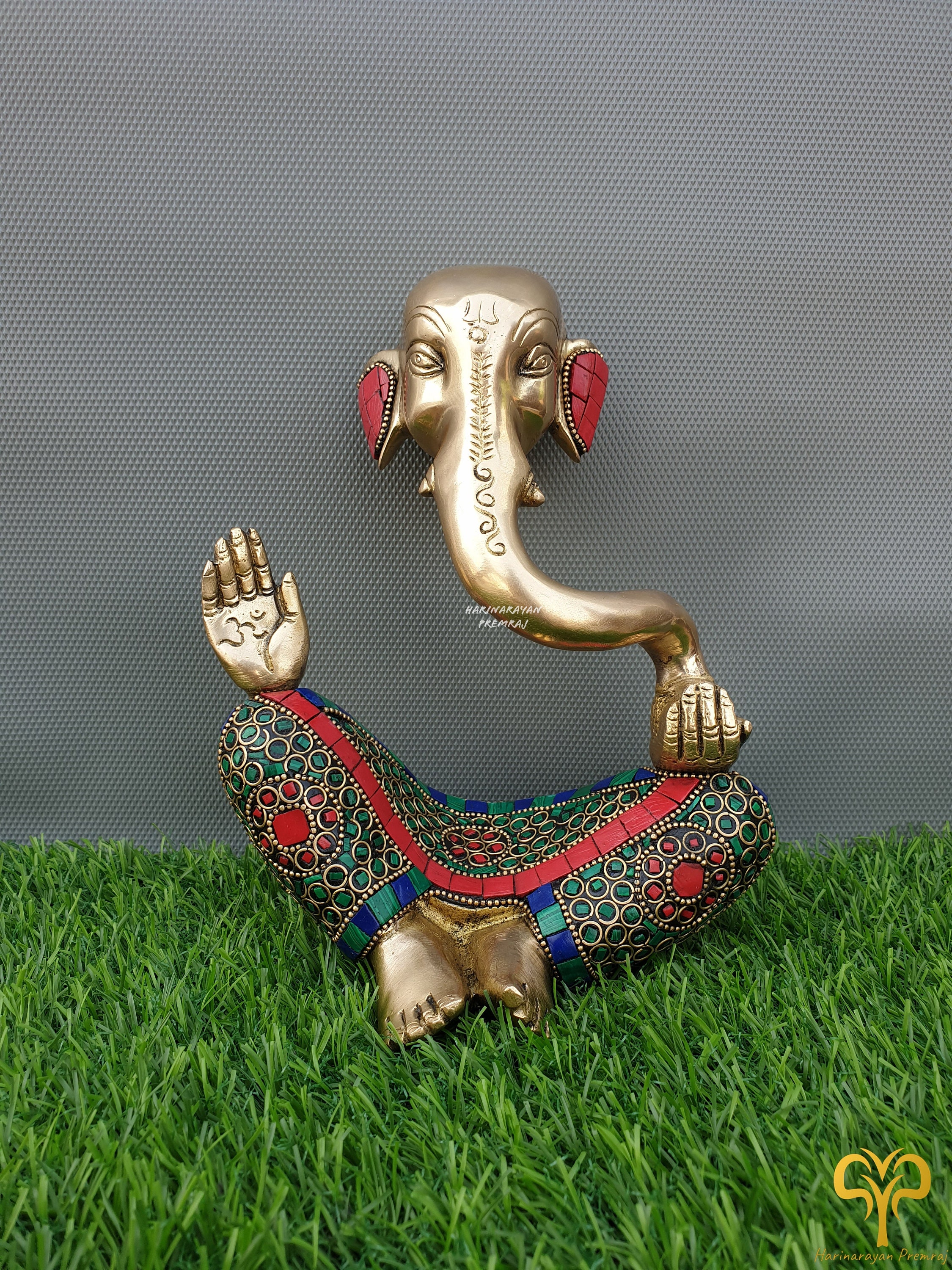 Brass Abstract Ganesh Statue Lord Ganesha Statue 8 | Etsy