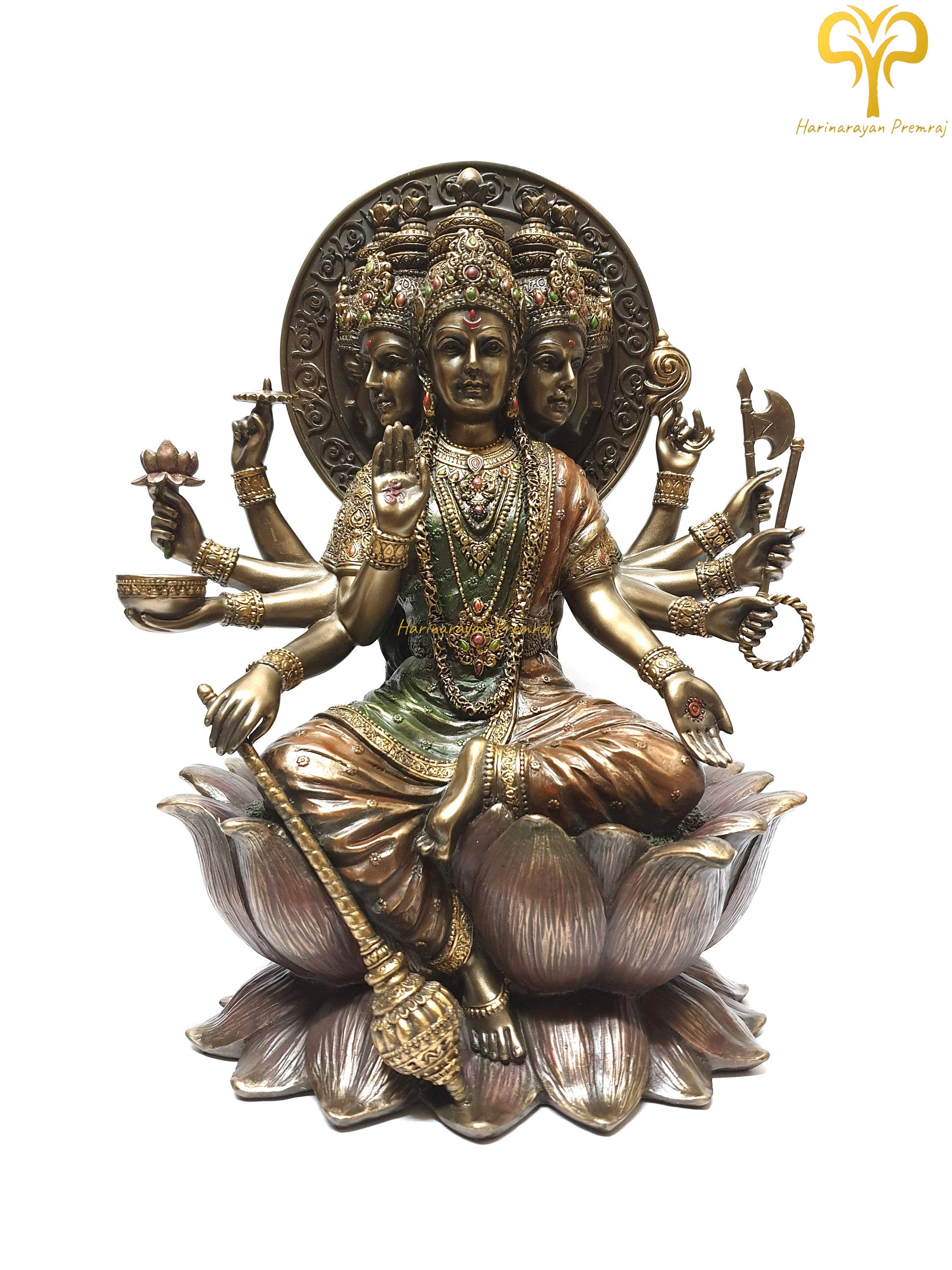 Gayatri Statue Goddess Gayatri Statue 10Inch Goddess | Etsy