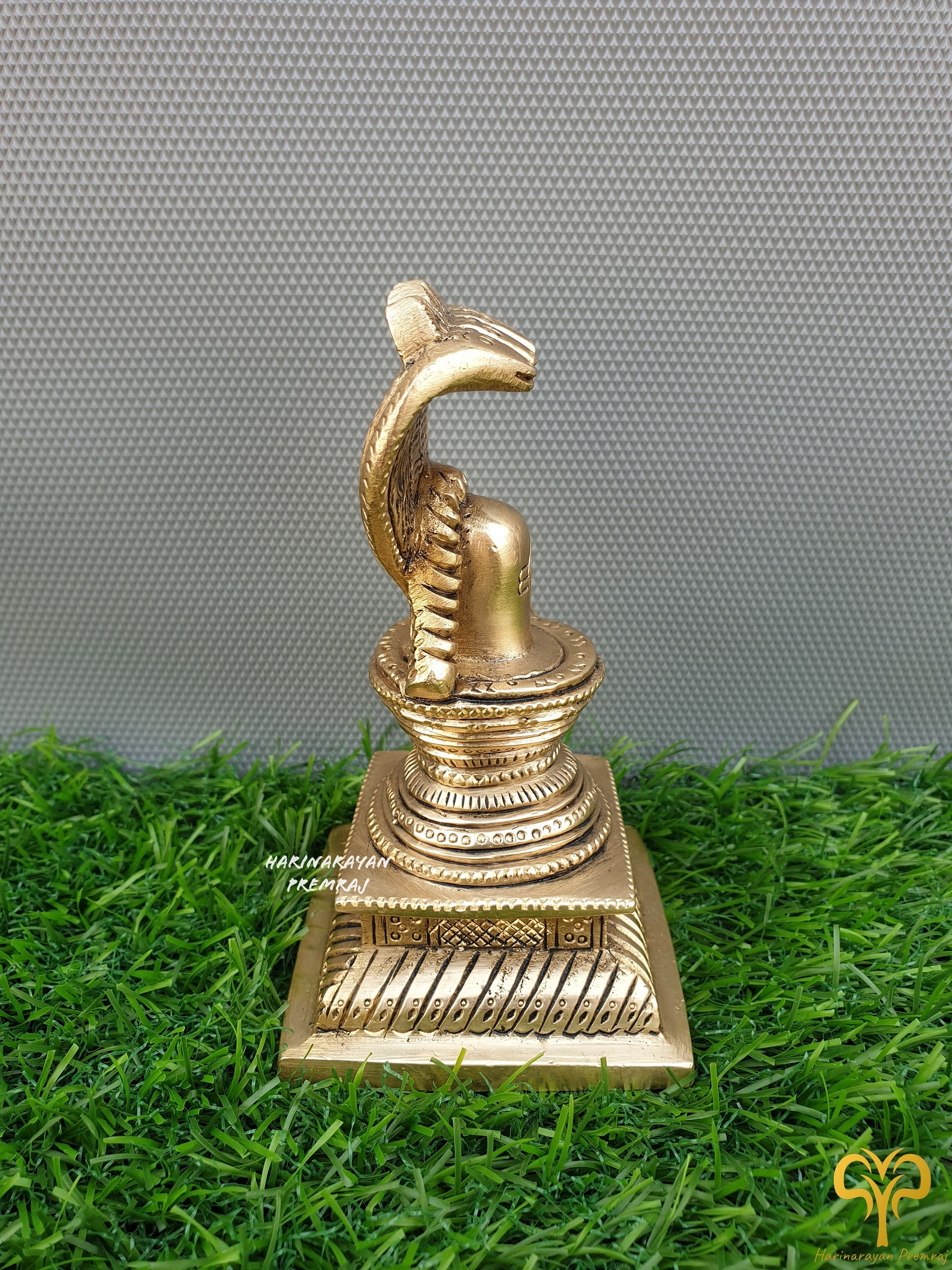 Brass Shiv Ling Shivling With Sheshnag 4.8 Inch Lord | Etsy