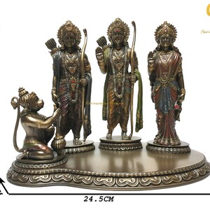 Ramdarbar Statue, 8 Inches, Lord Hanuman, Lord Rama, Lord Lakshman ...