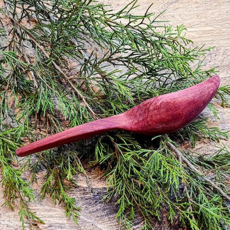 MADE TO ORDER Rustic Hand Carved Cedar Spoon - Etsy