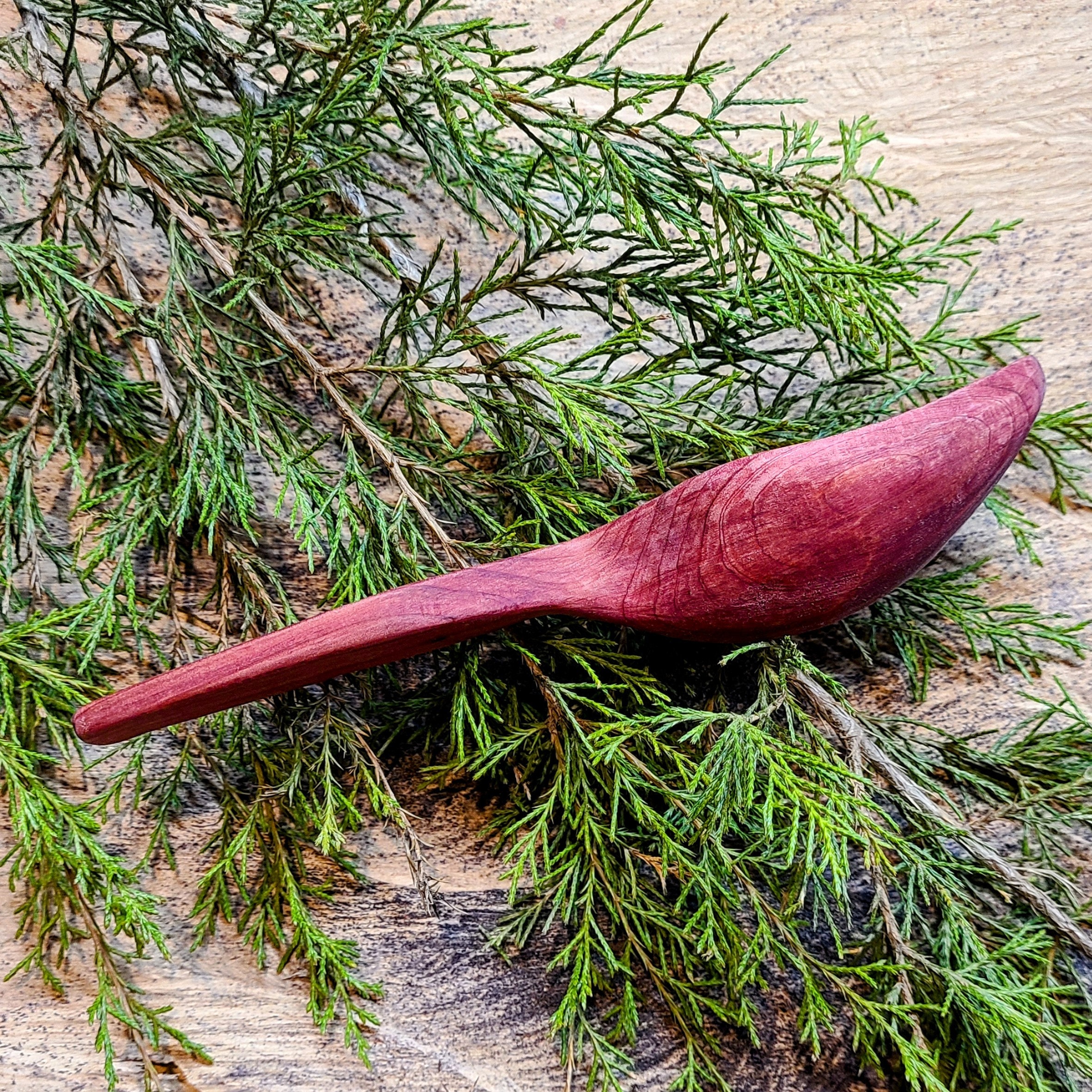 MADE TO ORDER Rustic Hand Carved Cedar Spoon - Etsy