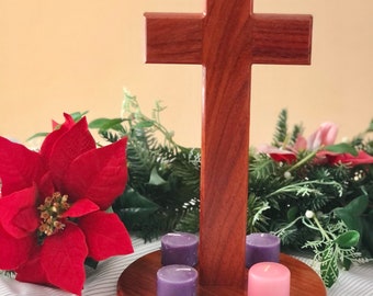 Christmas Wooden Cross - Etsy