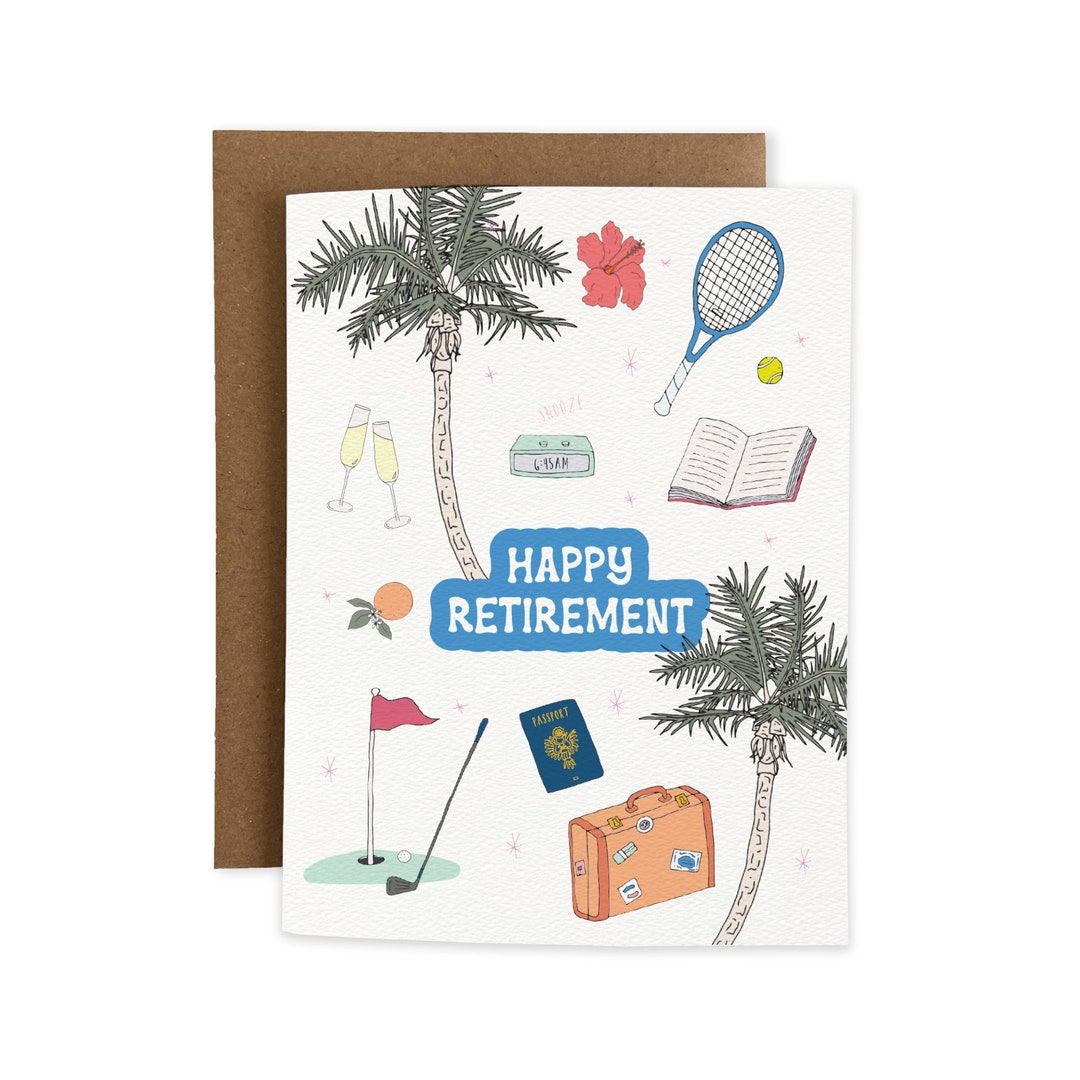 Happy Retirement, Funny Retired Greeting Card - Etsy