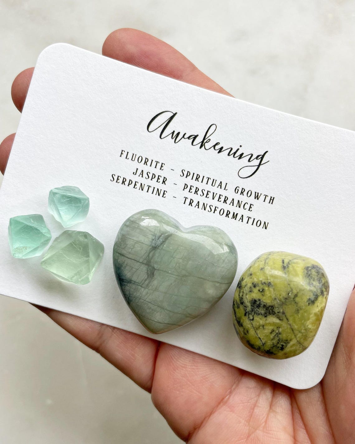 Crystal Gift Set Healing Crystal Bundle Healing Crystals Fluorite ...