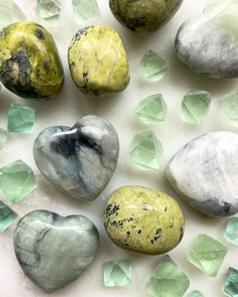 Crystal Gift Set Healing Crystal Bundle Healing Crystals Fluorite ...
