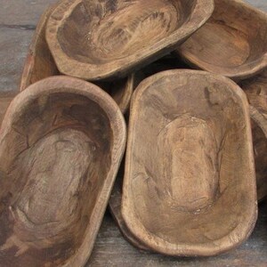 Hand Carved Wood Bowl: Rustic Farmhouse Catch-all (10in) - Etsy