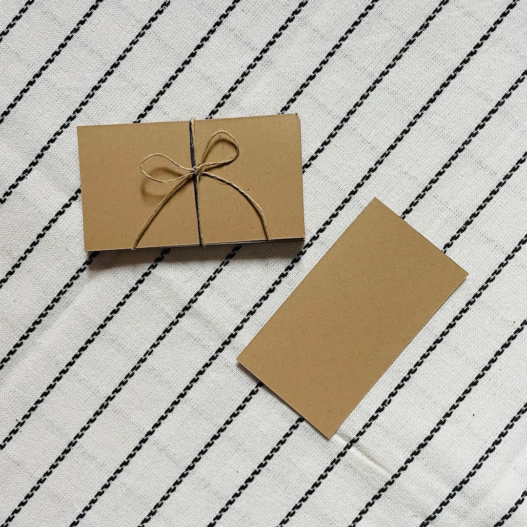 Blank Kraft Paper Cards - Just the Cards | DIY Gift Tags Kraft Paper ...