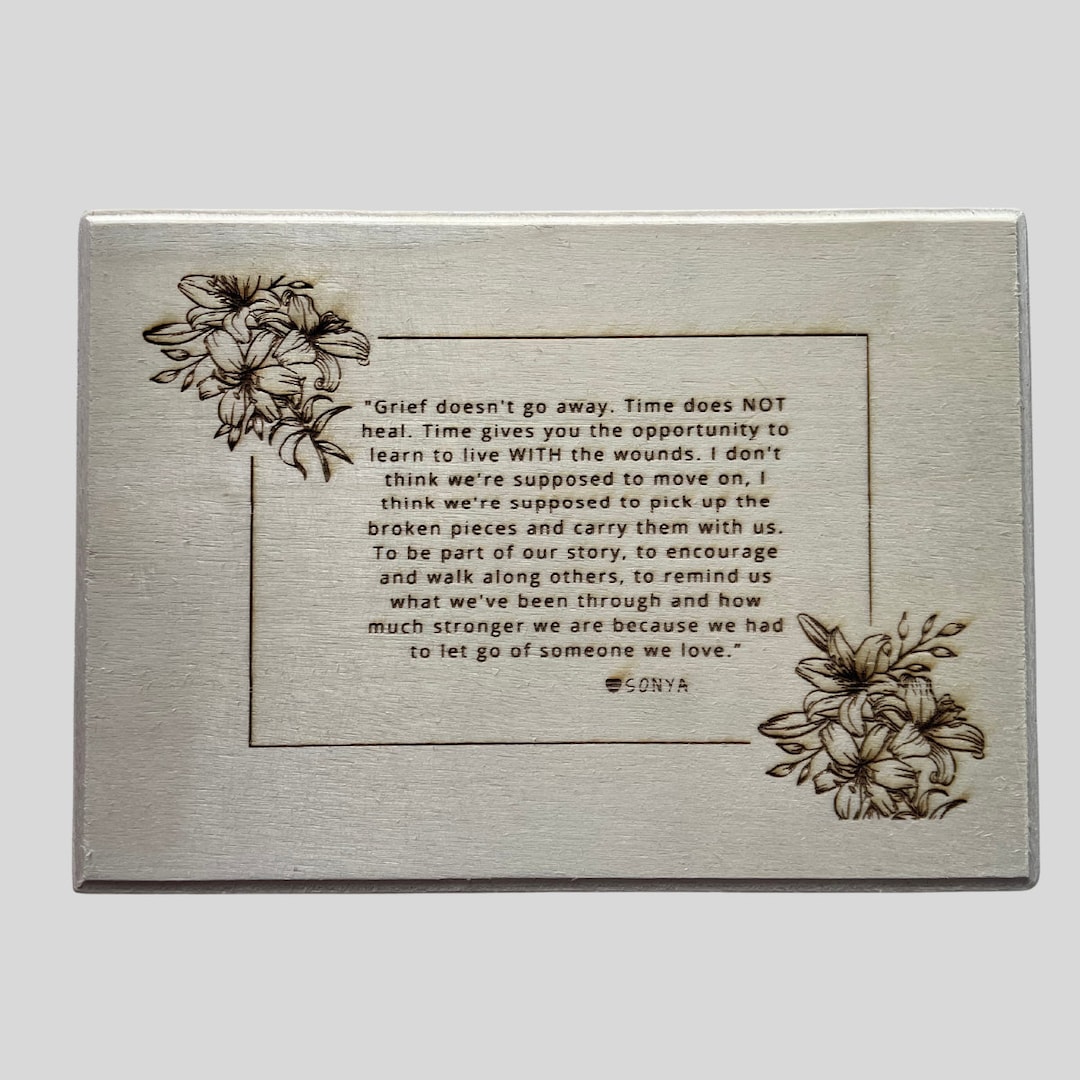 Custom Plaque | Custom Engraved Sign | Sympathy Gift | Grief | Memorial ...