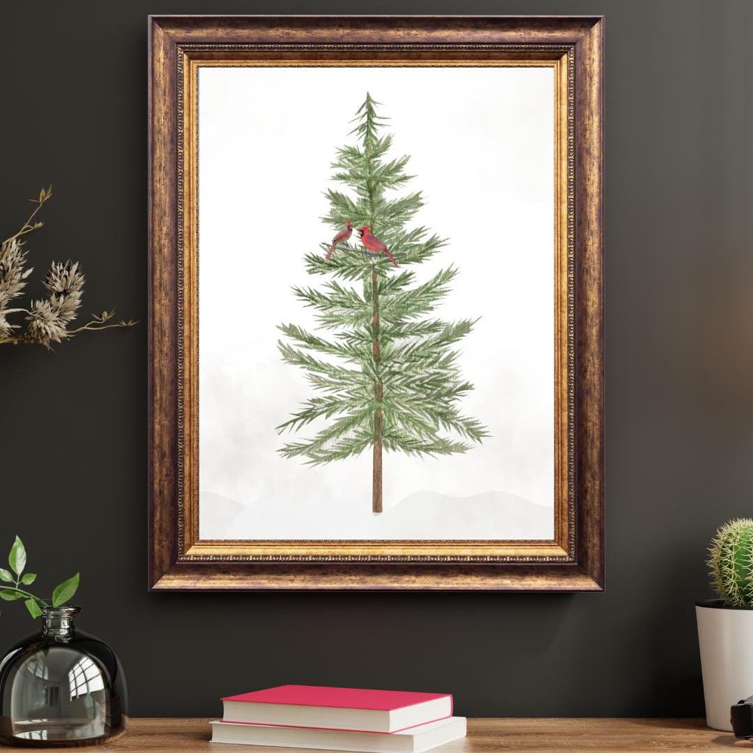 Christmas Cardinal Printable | Christian Art | Christian Home Decor ...