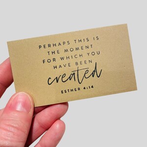 Minimalist Kraft Paper Cards | Kraft Tags | Gift Tags | Esther 4 Prayer ...