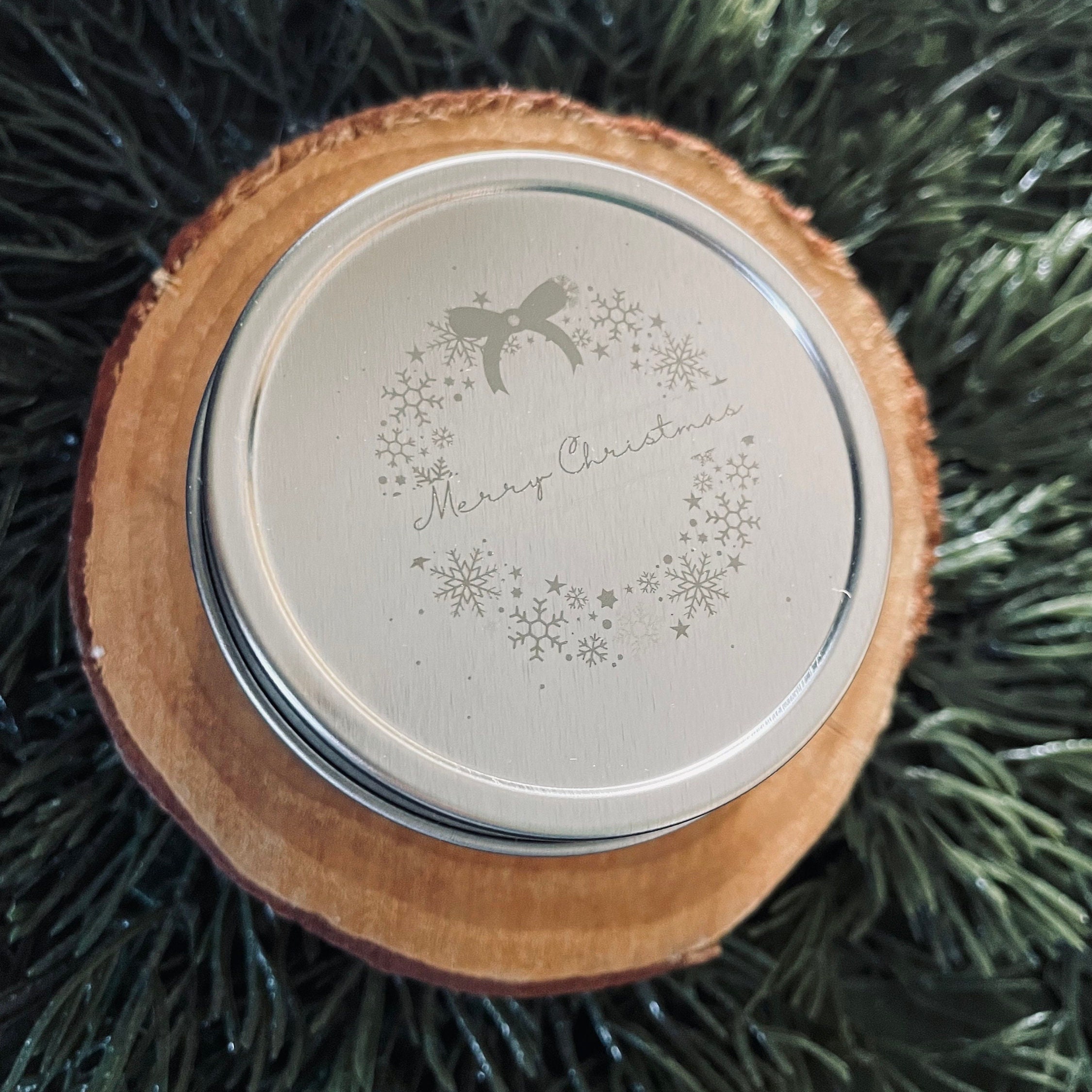 Personalized Christmas Tin | Engraved Holiday Favor - Etsy