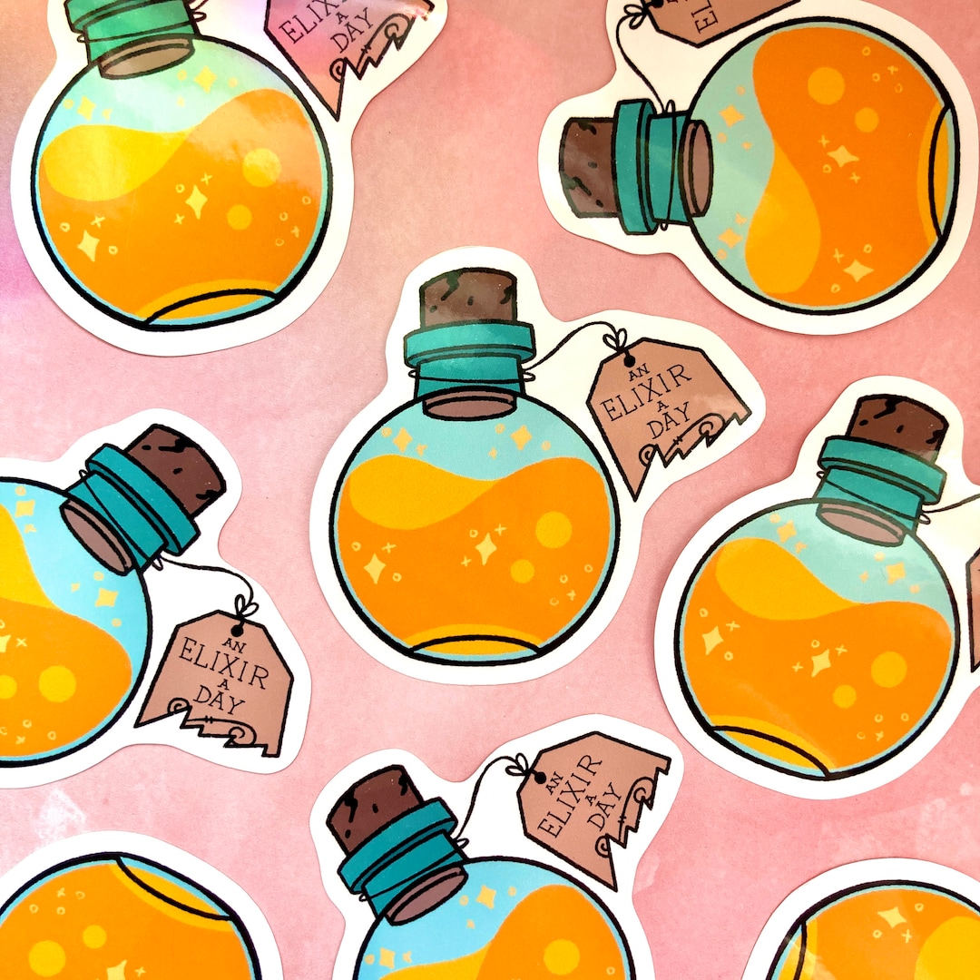 Potion Bottle Sticker - Etsy