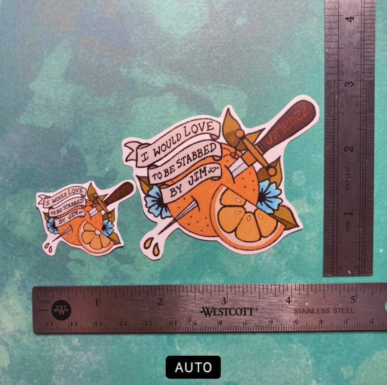 Orange Jim OFMD Quote Sticker - Etsy