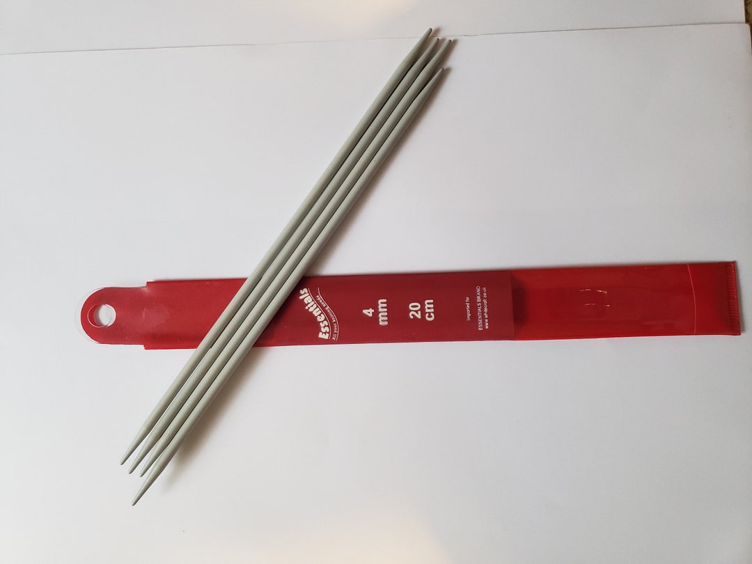 Knitting Needles 4mm Set of 4 20cm - Etsy UK